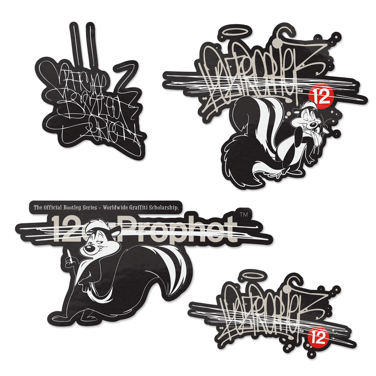12ozProphet 12-12-12 February Sticker Pack